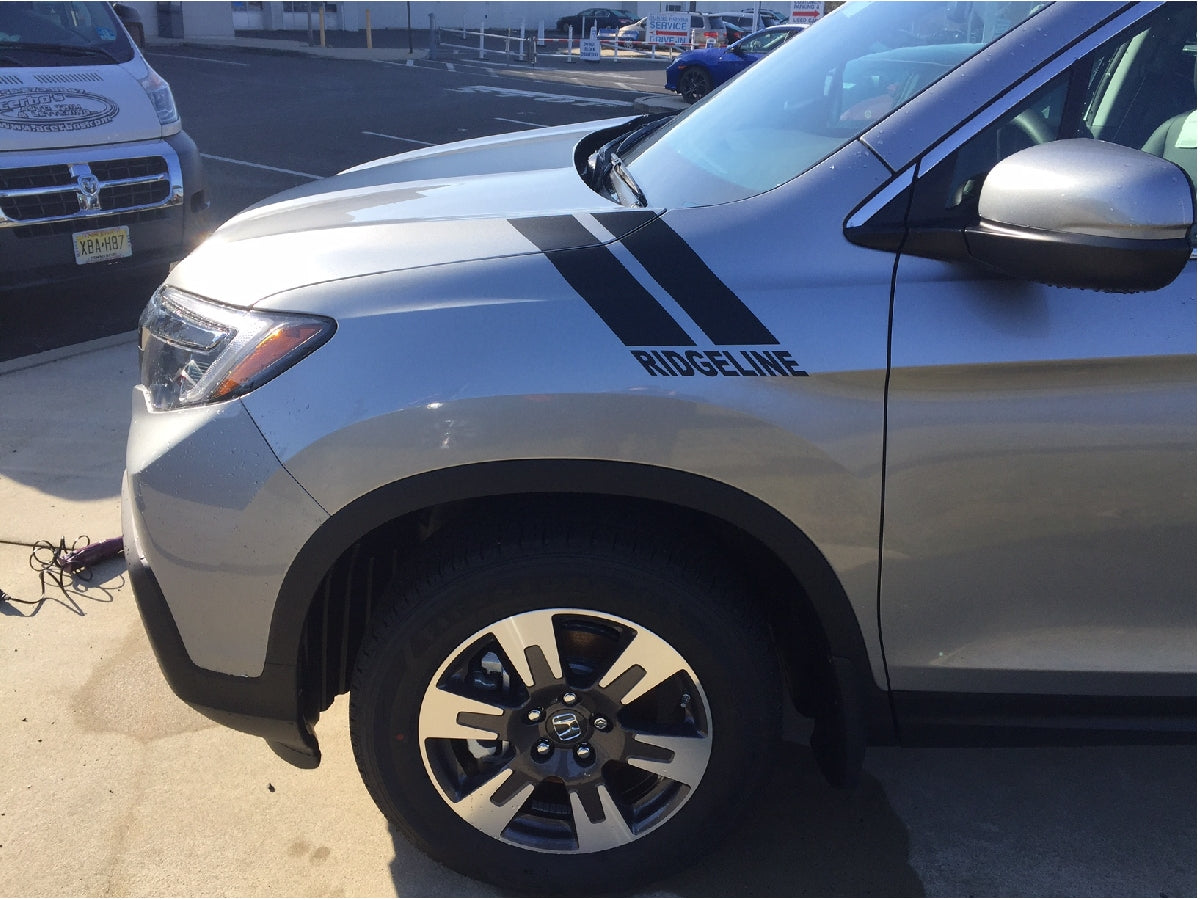 Fender "RIDGELINE" Slash Decals for 2017-2024 Honda Ridgeline (x2 ...
