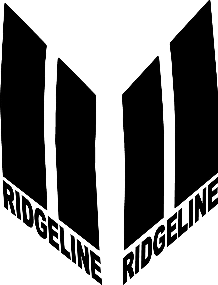 Fender "RIDGELINE" Slash Decals for 2017-2024 Honda Ridgeline (x2 ...