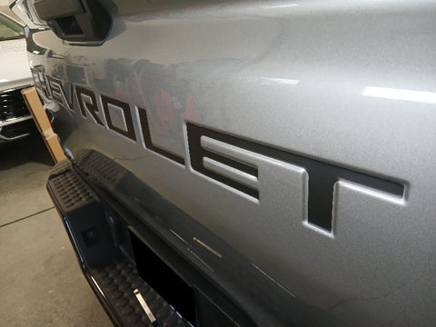 Silverado Tailgate Letter Inserts Tailgate Insert Letters For 2019-2025 ...