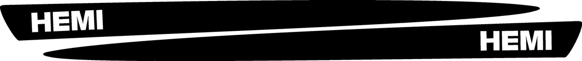 "HEMI" Hood Spear Decals for 2009-2021 Dodge Ram 1500 – Acerbographix