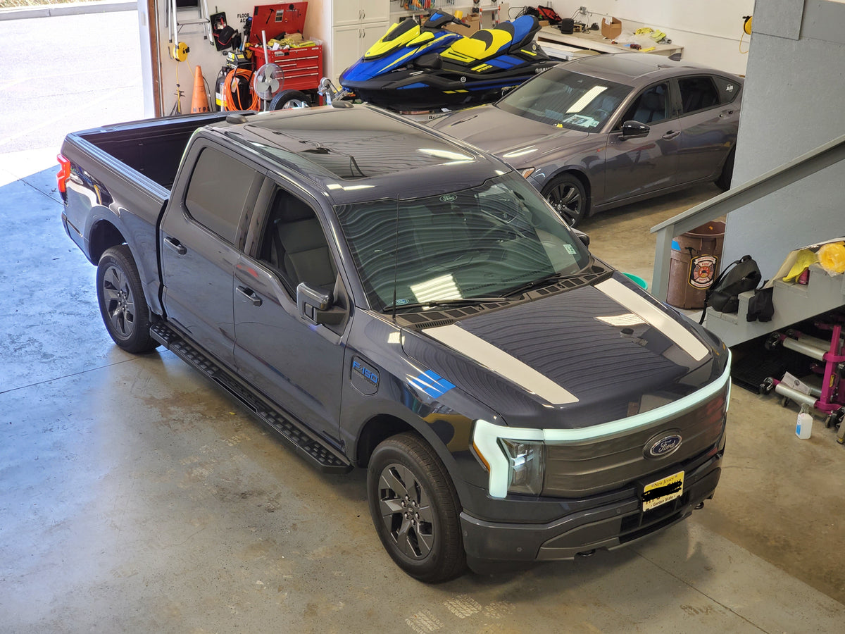 Hood Stripe Decals for 2022-23 Ford F-150 Lightning – Acerbographix