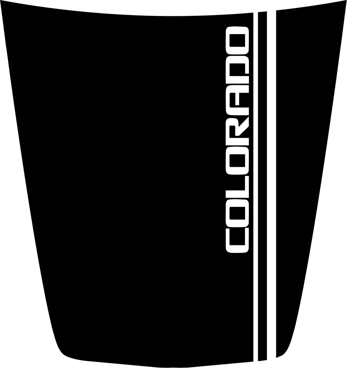 Hood Colorado Stripe Decal Cover for 2015-2021 Chevrolet Colorado ...